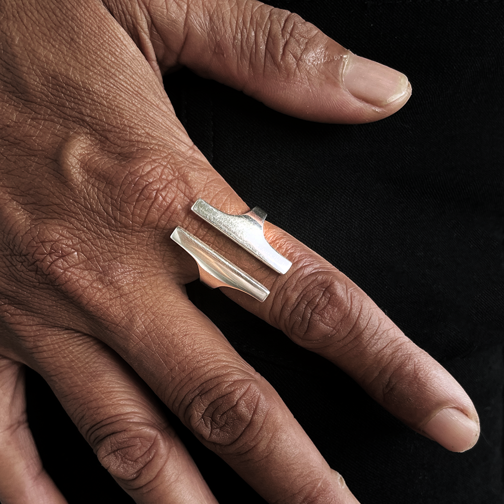 Sterling Silver HRH Collection | I-Beam Ring (3 sizes) – balizen